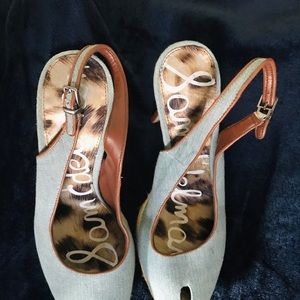 Sam Edelman | Shoes | Sam Edelman Novato Denim Stiletto | Poshmark